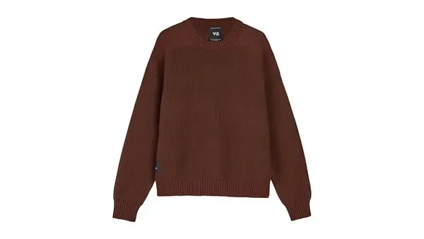Adidas Y-3 Ut Knit Crew Sweater - Mystery Brown