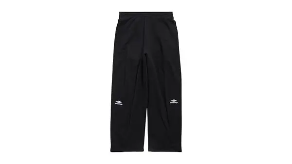 Balenciaga 3b Sports Icon Fleece Sweatpants - Washed Black