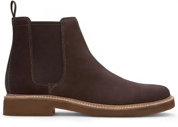 Clarks Clarkdale Easy - Dark Brown Suede