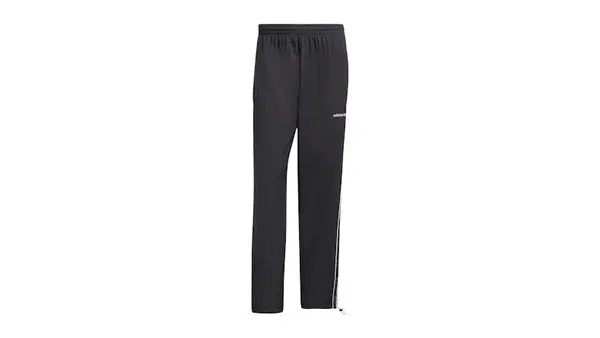 Adidas Tartan Loose Track Tracksuit Pants - Black