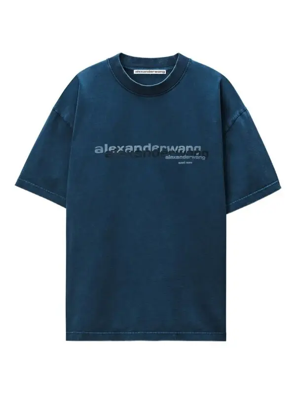 Alexander Wang Short Sleeve T-shirt - Washed Navy Blue