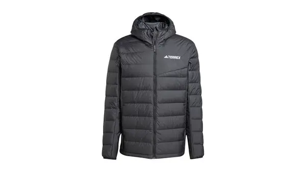 Adidas Terrex Light Down Climawarm Hooded Jacket - Black