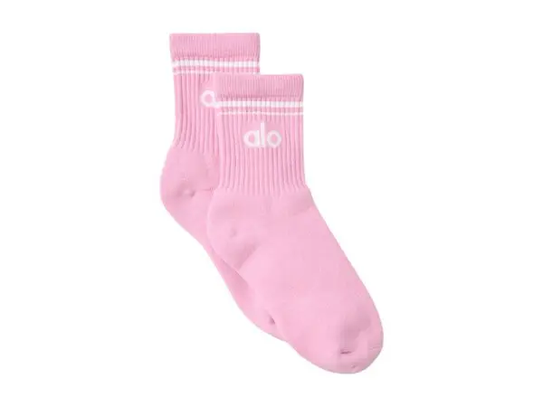 Alo Yoga Half Crew Throwback Sock