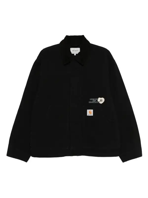 Carhartt Wip Og Arcan Graphic Jacket - Black Heavy Stone Wash