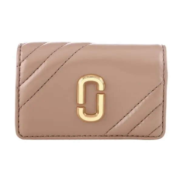 Marc Jacobs Glam Shot Slgs Key Case - Dusty Beige