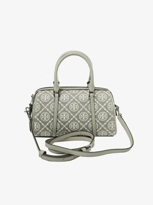 Tory Burch T Monogram Utility Mini Barrell Bag