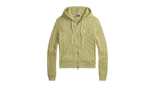 Polo Ralph Lauren Long Sleeve Full Zip Hoodie - Green