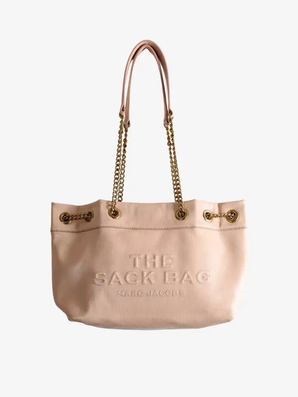 Marc Jacobs The Leather Chain Sack Bag - Rose