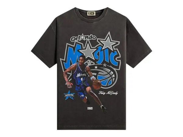 Kith Nba Allstar Orlando Magic Tracy Mcgrady Vintage Tee Shirt - Black