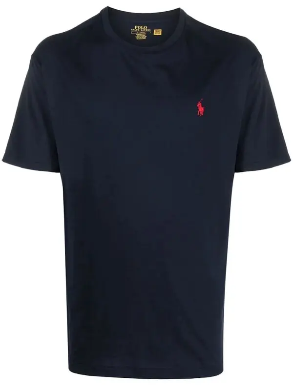 Polo Ralph Lauren Short Sleeve Crewneck Sweat-shirt Classic Fit T-shirt - Ink