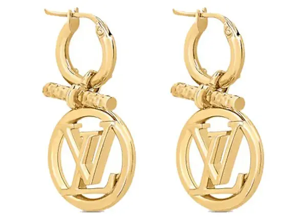 LOUIS VUITTON Baby Louise Earrings - Gold