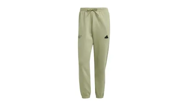Adidas Brand Love Fleece Joggers - Tent Green