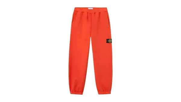 Stone Island Brushed Organic Cotton Fleece 6200004 Sweatpant - Scarelet Red