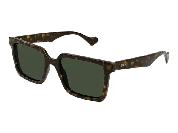 Gucci Square Sunglasses - Havana/green (gg1540s/002)