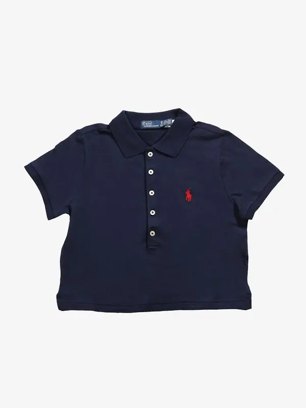 Polo Ralph Lauren Knit Collar Polo Shirt - Newport Navy Blue