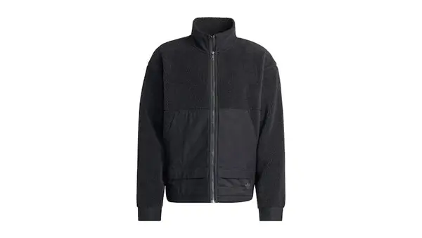 Adidas Premium Essentials Polar Fleece Full-zip Jacket - Black
