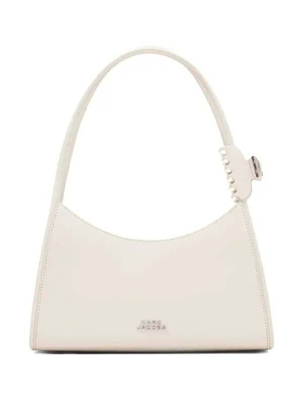 Marc Jacobs Glam Claw Clip Shoulder Bag - Cotton White