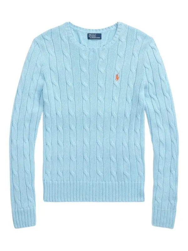 Polo Ralph Lauren Pima Cotton Julianna Long Sleeve Pullover - Yamaid Stone Blue
