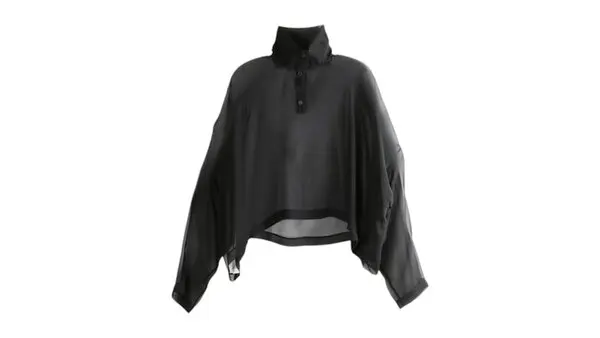 Rick Owens Jumbo Tabard Cropped T-shirt - Black