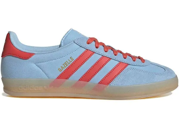 Adidas Gazelle Indoor - Clear Sky Blue/crew Red/magic Beige
