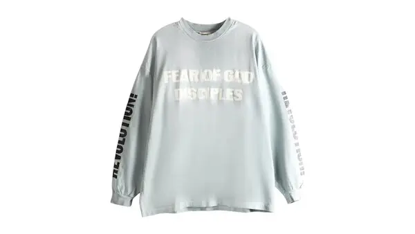 Fear Of God Relaxed Long Sleeve Disciple Tee Shirt - 974 Flint