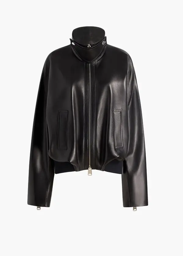 Khaite Hamett Jacket In Leather