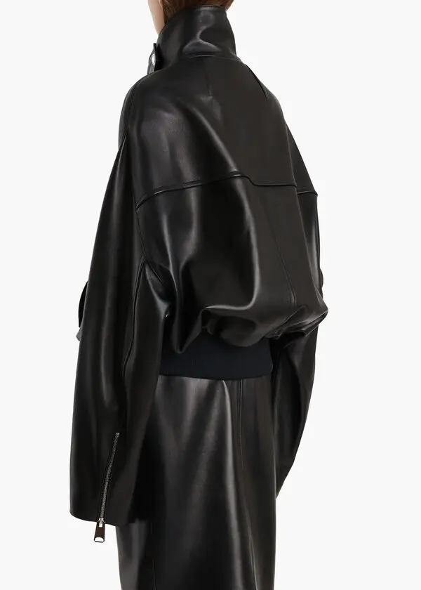 Khaite Hamett Jacket In Leather