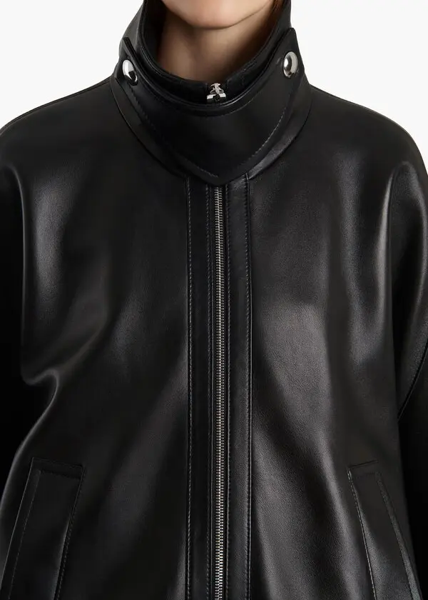 Khaite Hamett Jacket In Leather