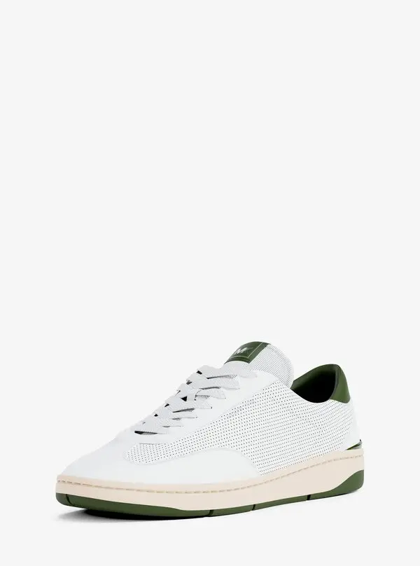 Michael Kors Wilton Perforated Leather Sneaker - Green