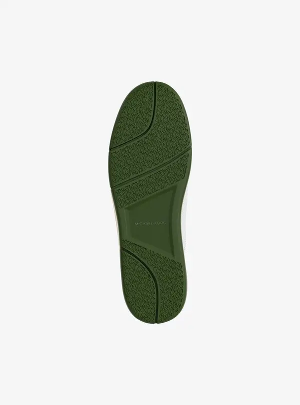 Michael Kors Wilton Perforated Leather Sneaker - Green