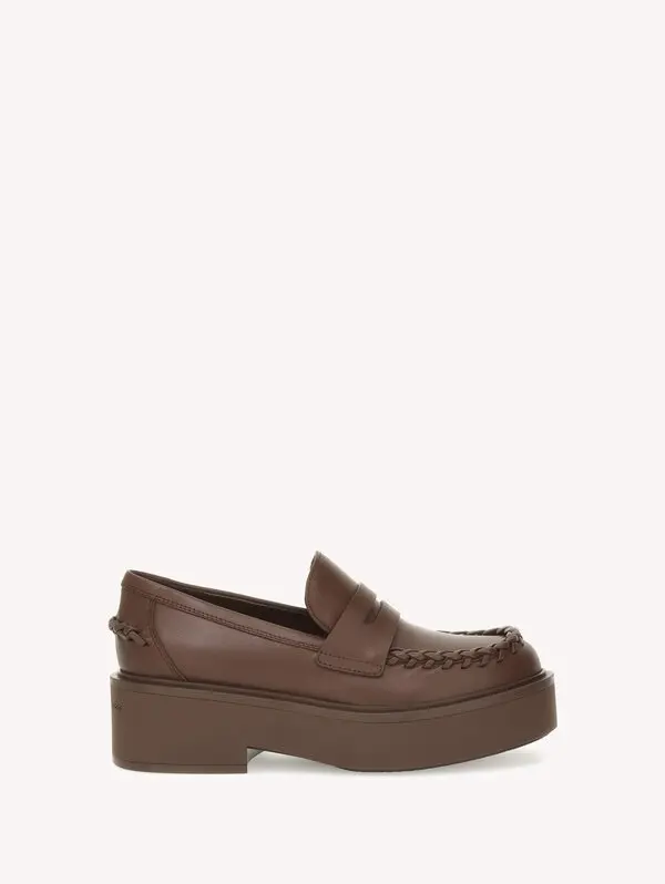 GIANVITO ROSSI Yuna Loafer - Brown - Calf
