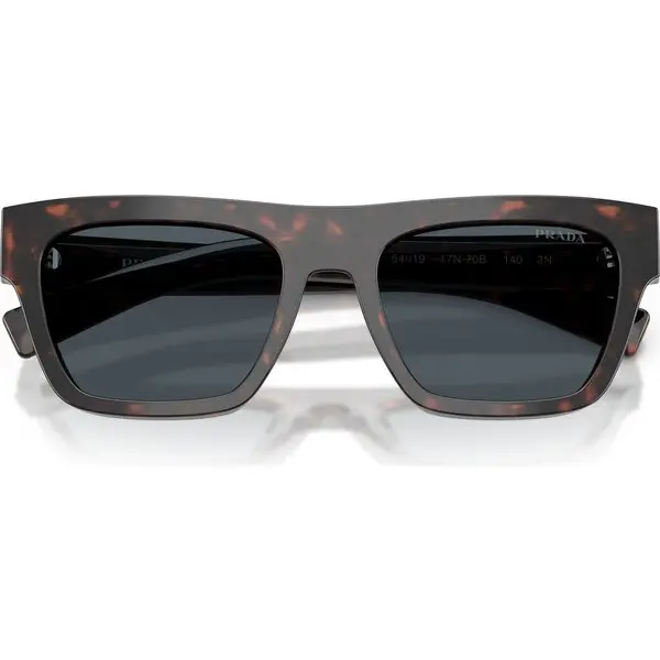 Prada 54mm Rectangular Sunglasses - Root Havana/dark Grey