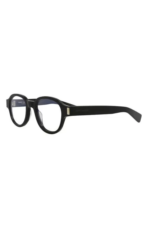 Saint Laurent 48mm Round Optical Glasses