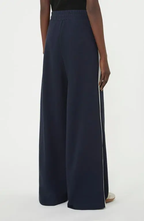 Max Mara Perdoni Side Stripe Cotton Blend Pants