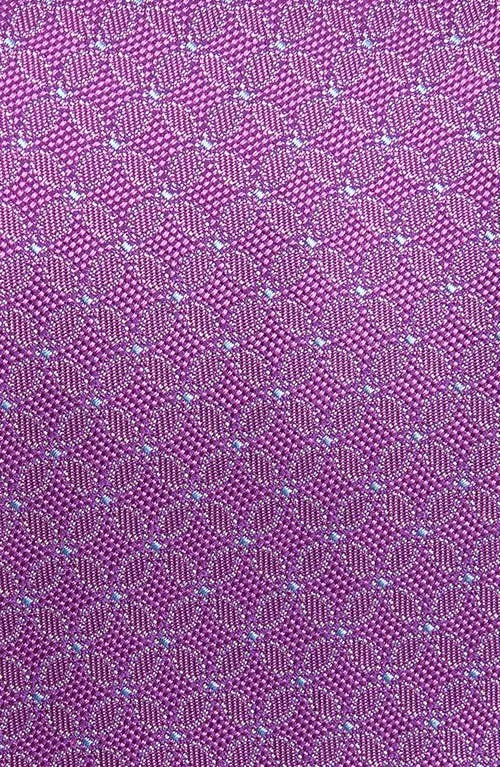 David Donahue Geometric Silk Neck Tie