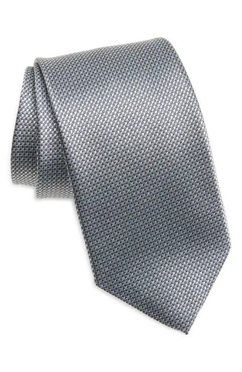 David Donahue Jacquard Silk Neck Tie