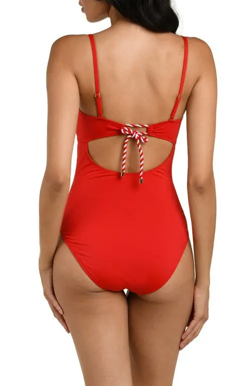 La Blanca Mariner One-piece Swimsuit - Ruby