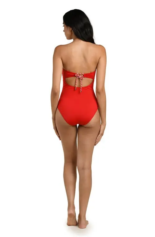 La Blanca Mariner One-piece Swimsuit - Ruby