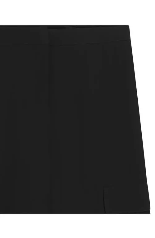 BOSS Wide-leg Crepe Cargo Pants - Black