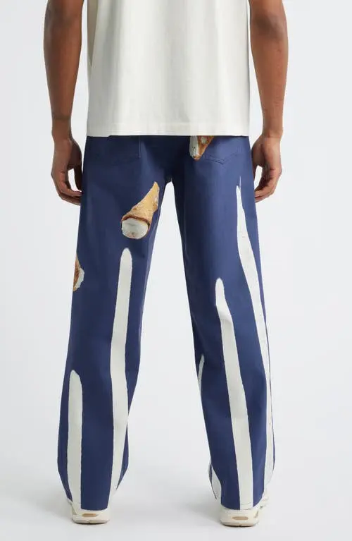 SANTO STUDIO Cafe Milano Graphic Pants