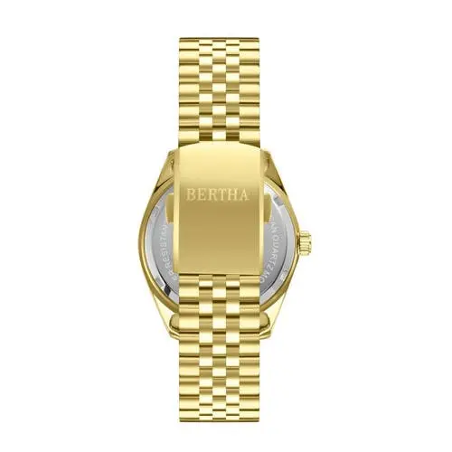 BERTHA WATCHES Marina Quartz Watch - Gold
