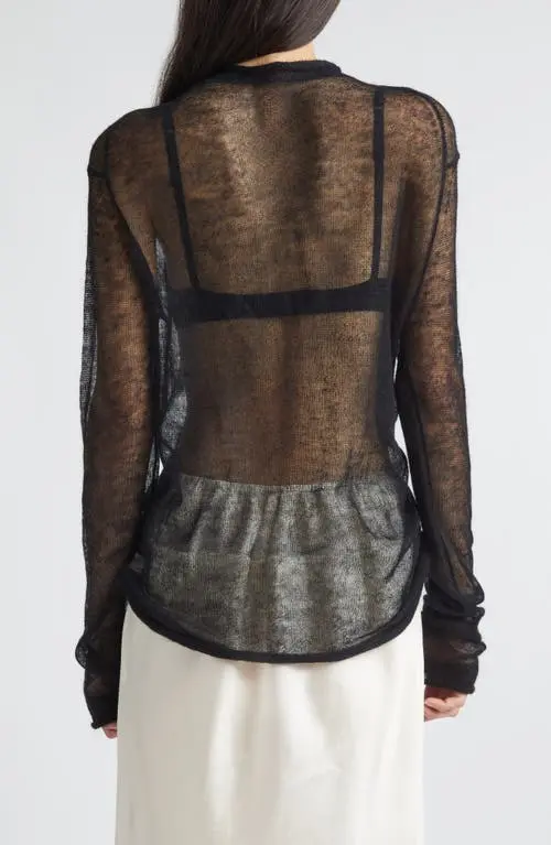 GIA STUDIOS Lanky Superkid Mohair & Extrafine Merino Wool Blend Sweater