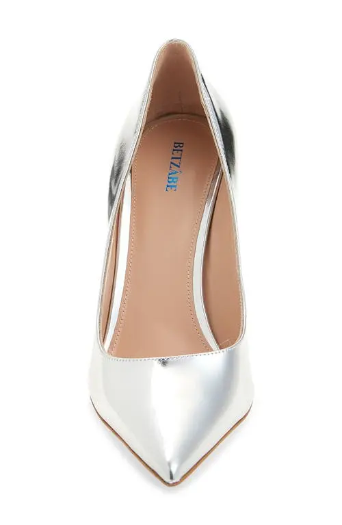 BETZÁBE Thalia Metallic Pointed Toe Pump