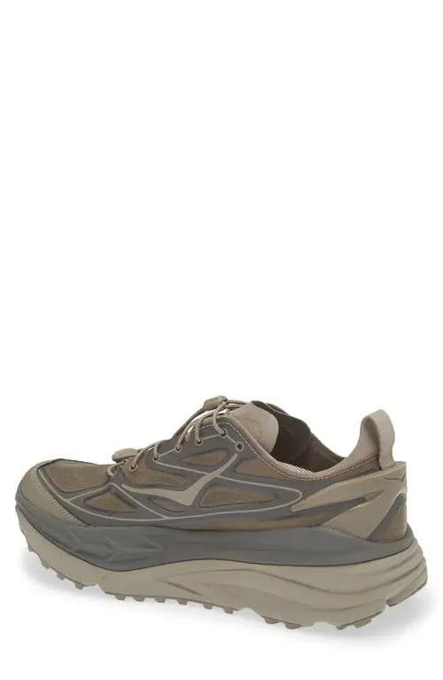 HOKA Stinson One7 Trail Sneaker - Light Roast/asphalt