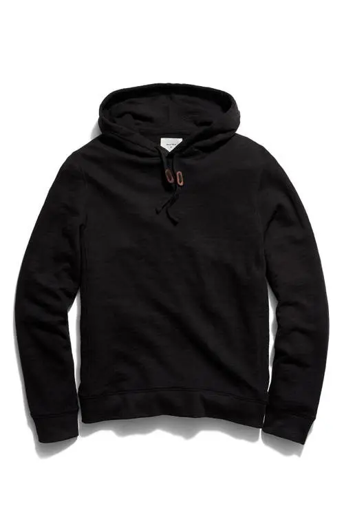 Billy Reid French Terry Hoodie - Black