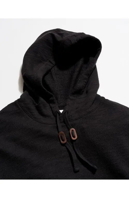 Billy Reid French Terry Hoodie - Black
