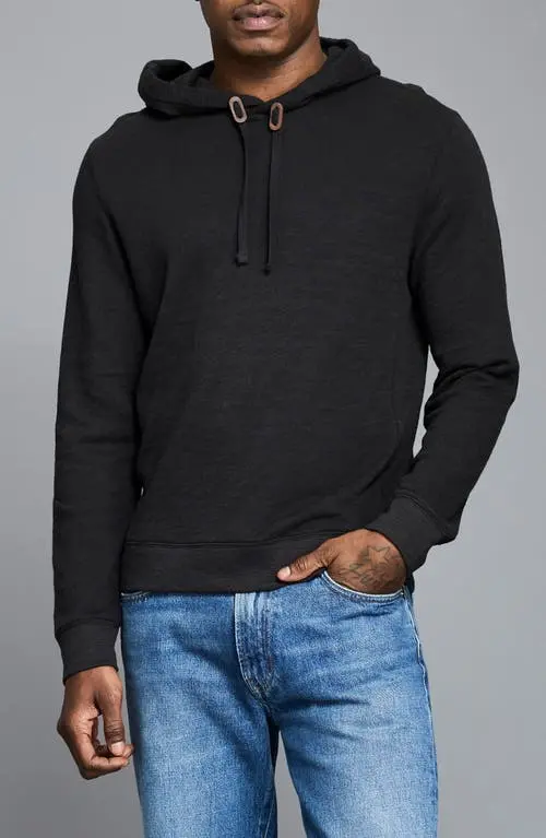 Billy Reid French Terry Hoodie - Black