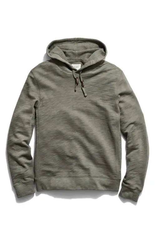 Billy Reid French Terry Hoodie - Washed Grey