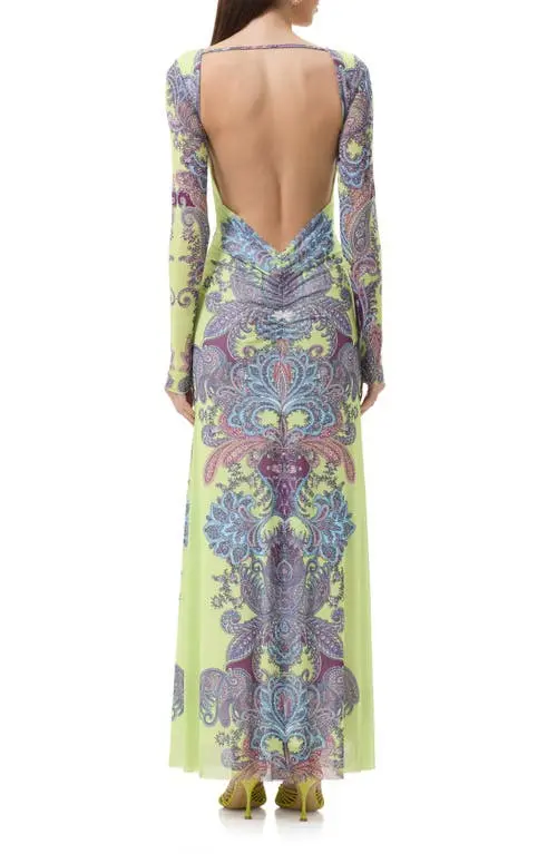 AFRM Talmo Long Sleeve Maxi Dress