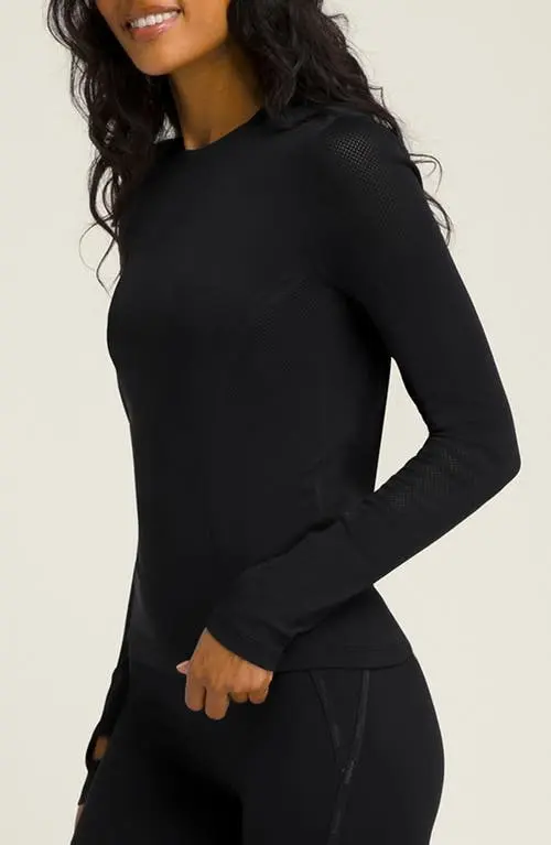 Wilson Pro Seamless Long Sleeve Top - Black